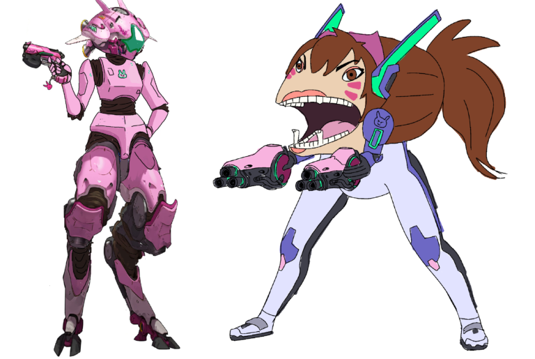 【OW2】海外勢によるファンアートまとめ「宇宙スキン×OW」「ディズニー×OW」「ゲキヤバDVa」等